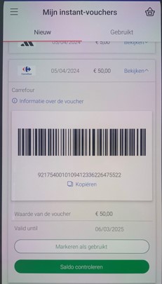 Hoe moet u uw vouchers bekijken op de mobiele applicatie van Edenred ...